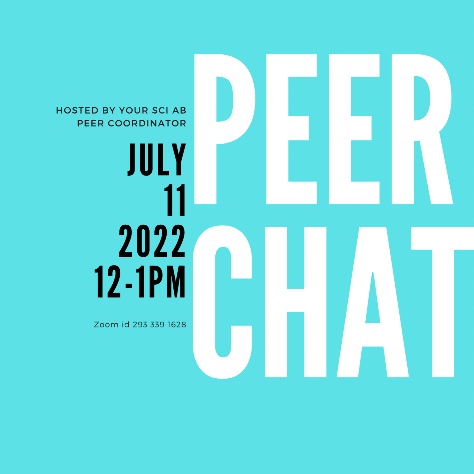 Peer Chat – SCI Alberta